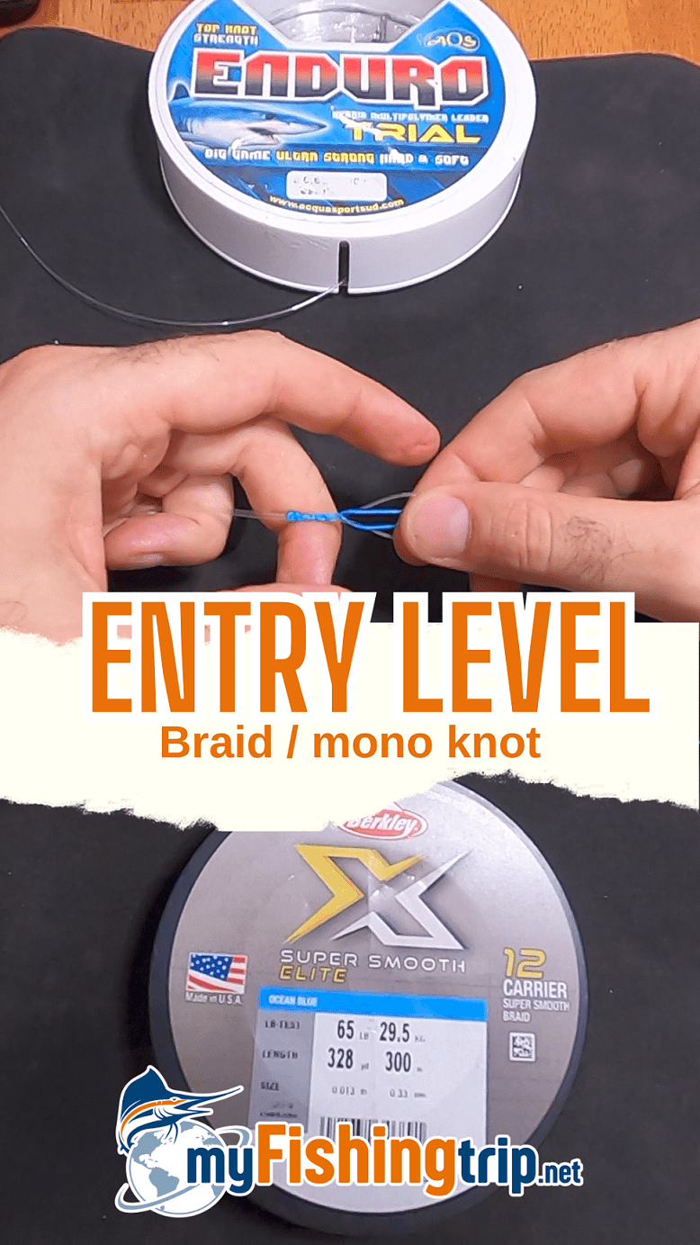 Beginner level braid to mono connection: the Albright knot - myFishingtrip